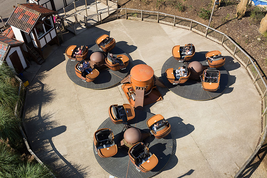 Powder Kegs at Lightwater Valley in Ripon, Yorkshire